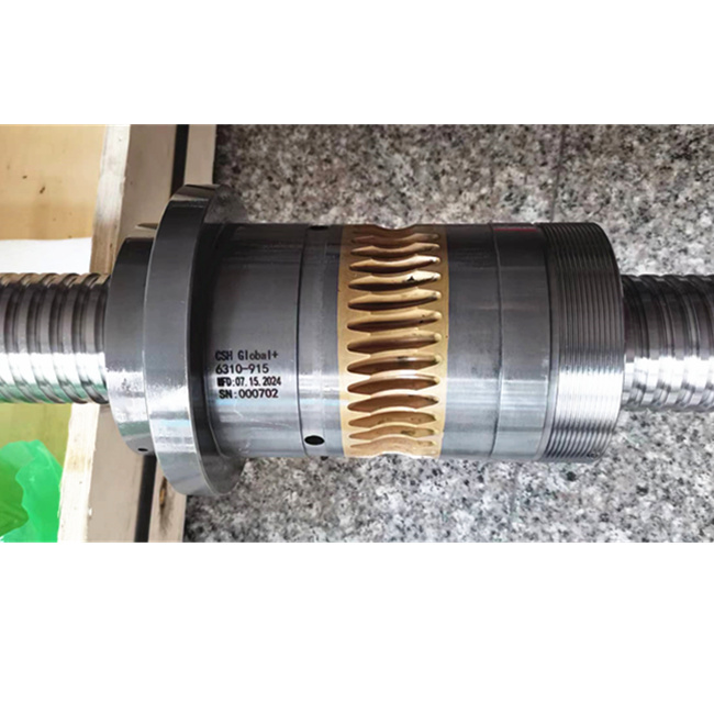 high lead ball screw, Custom high lead ball screw with brass worm gear ...